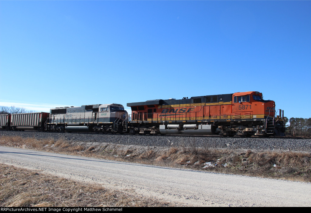 Empty Coal Train Rolling Slow
